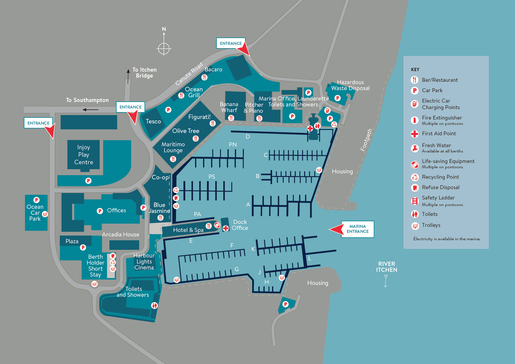 Marina Plan - Ocean Village Marina - MDL Marinas