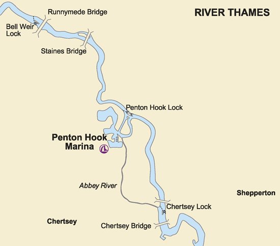 Directions - Penton Hook Marina - MDL Marinas