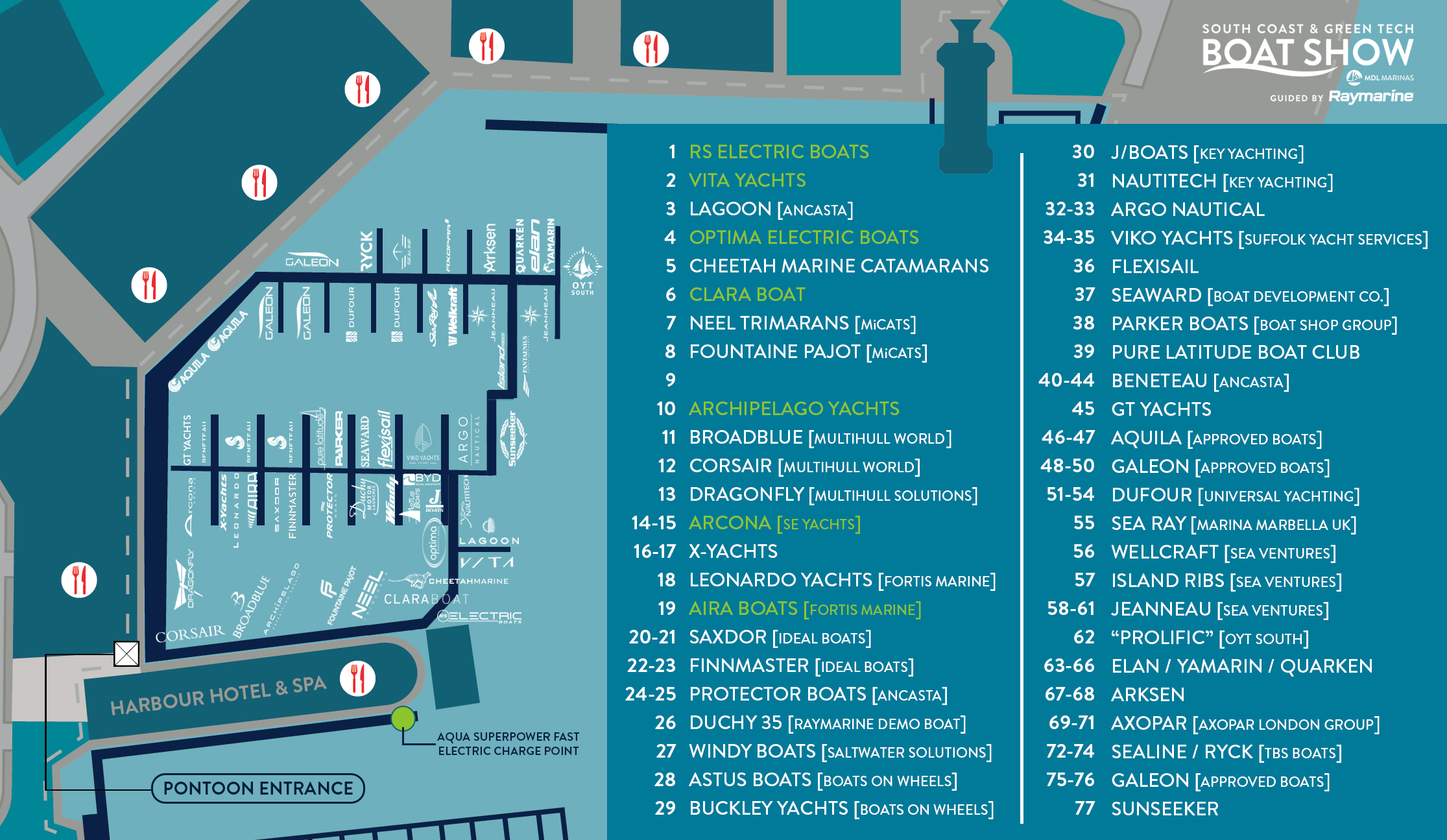 Marina Map - South Coast Virtual Boat Show
