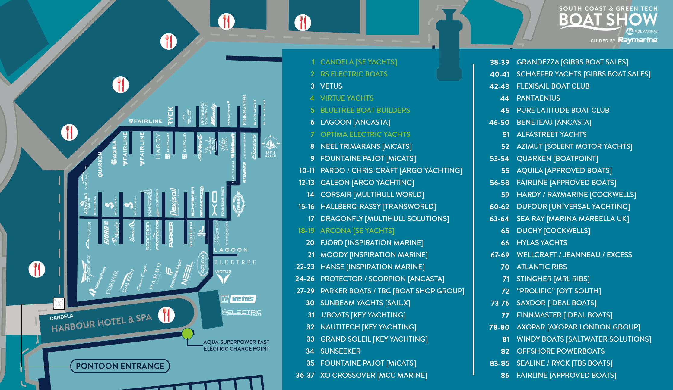 Marina Map - South Coast Virtual Boat Show