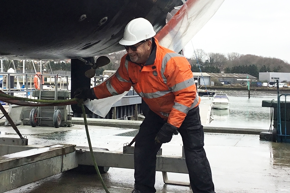Andy Trim, Yard Supervisor at Shamrock Quay