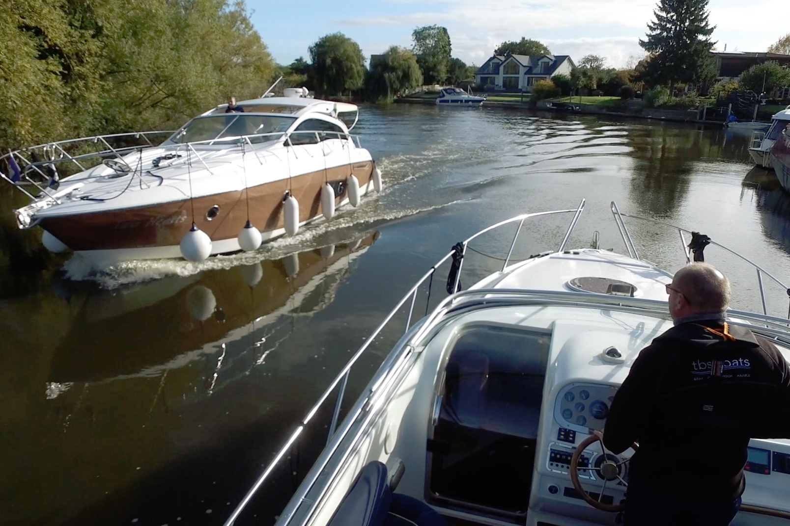 Boating on the non-tidal River Thames
